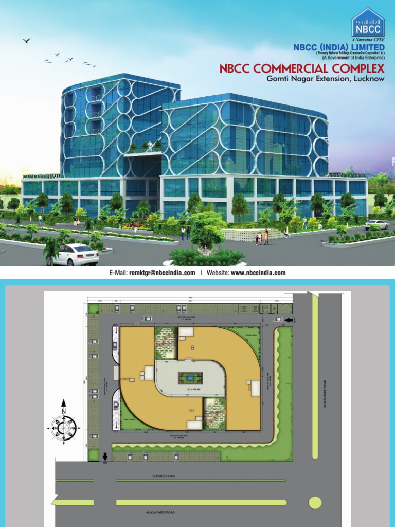 NBCC Lucknow Layout NEW | PDF | Public Administration | Economy Of India
