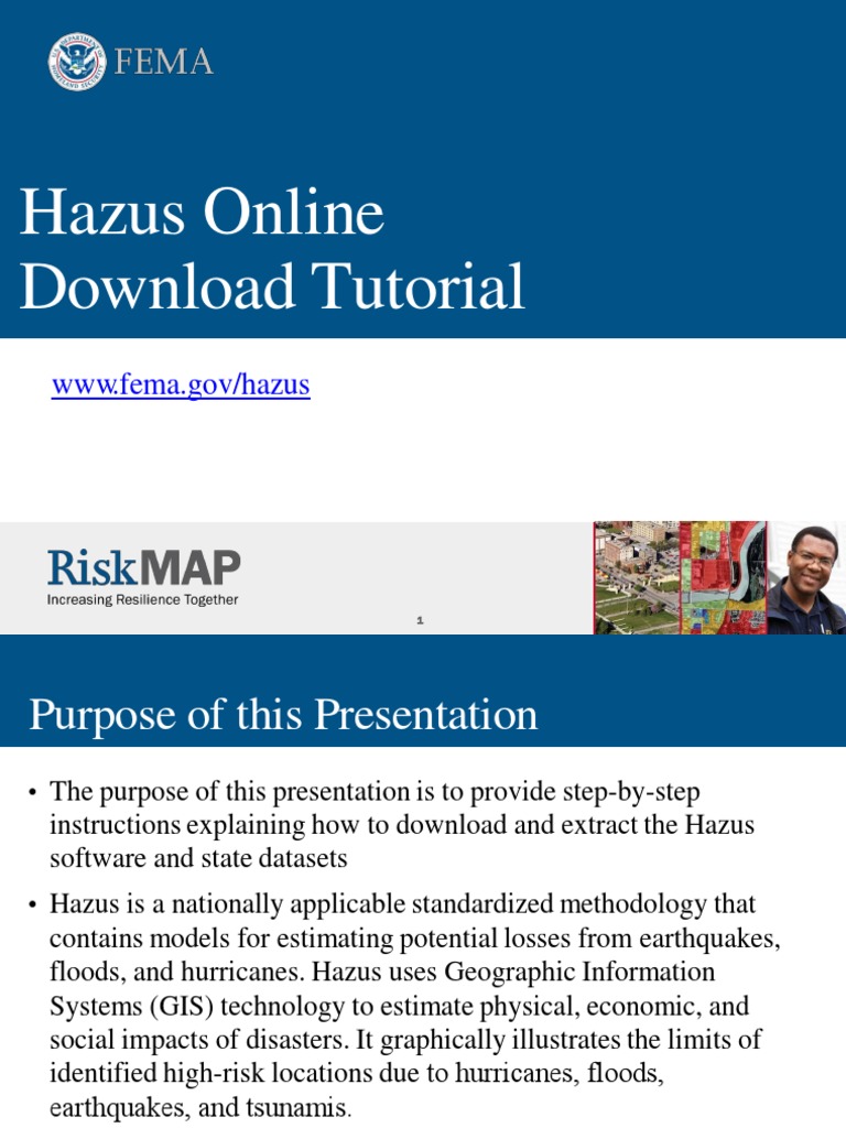 Hazus Online Download Tutorial | PDF | Download | Computer File