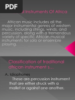 Musical Instruments of Africa | PDF | String Instruments | Musical ...