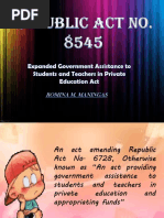 Republic Act No. 6728 Amended by RA 8545 | PDF | Private School ...