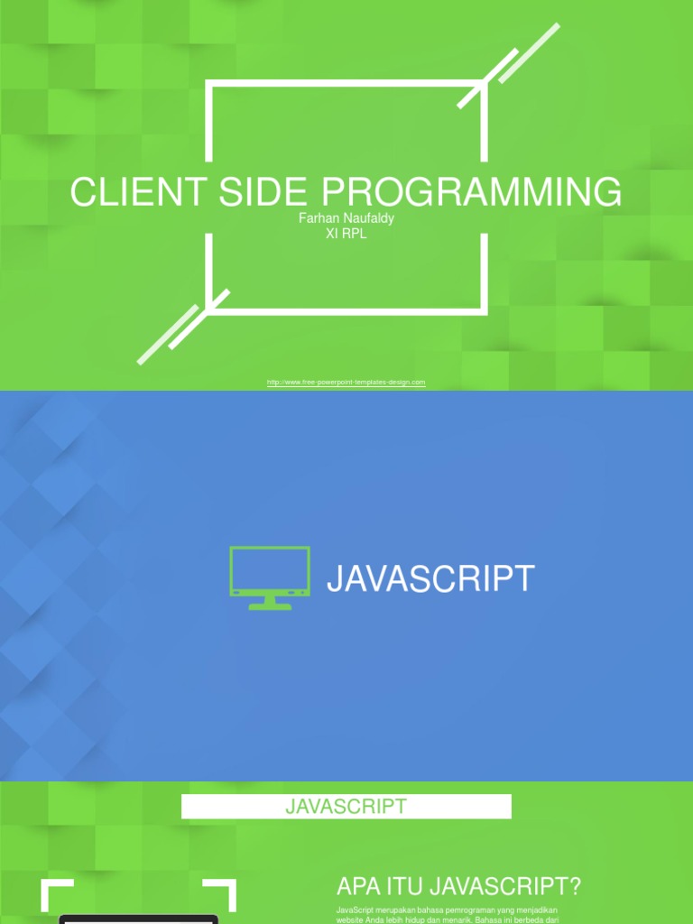 Farhan Client Side Programming | PDF | Bisnis | Komputer