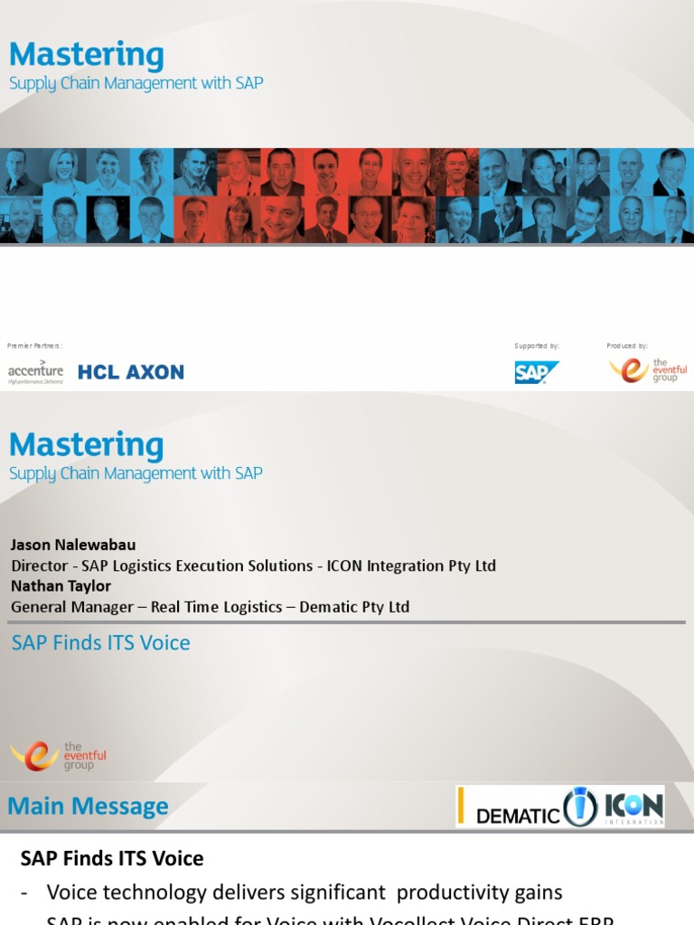 SAP Finds ITS Voice Icon Integration and Dematic | PDF | Web Server ...
