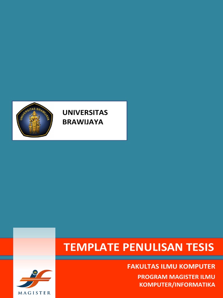 Template Penulisan Tesis FILKOM UB | PDF