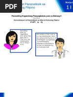 Filipino 11 Module 1 | PDF