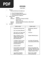 Detailed Lesson Plan in Cookery 9 | PDF | Menu | Sandwich