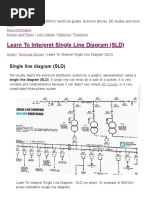 Single Line Diagram (SLD) Explanation | PDF