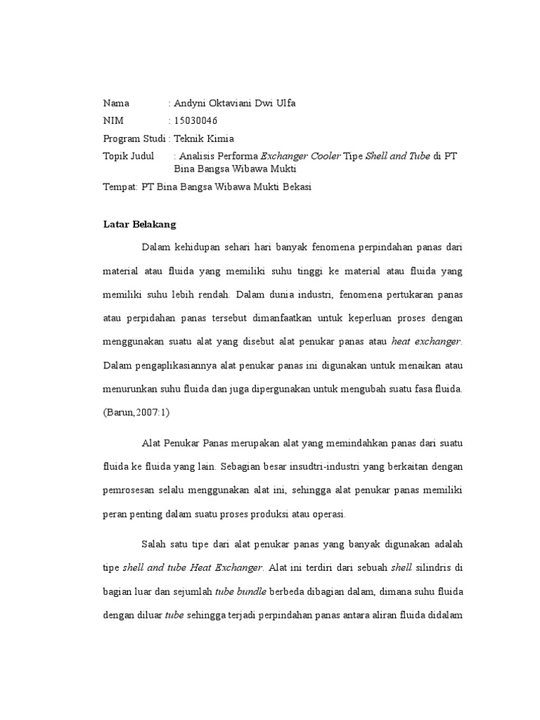 Resume Tugas Akhir Analisis Performa HE | PDF