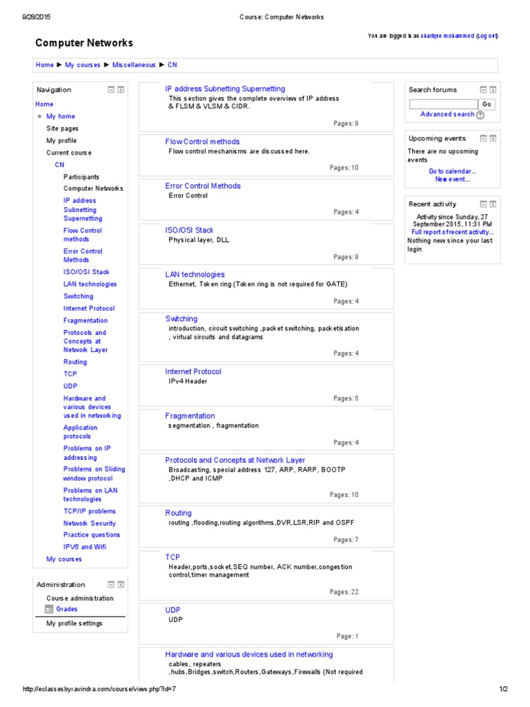 Computer Networks | PDF | Internet Protocol Suite | Computer Network