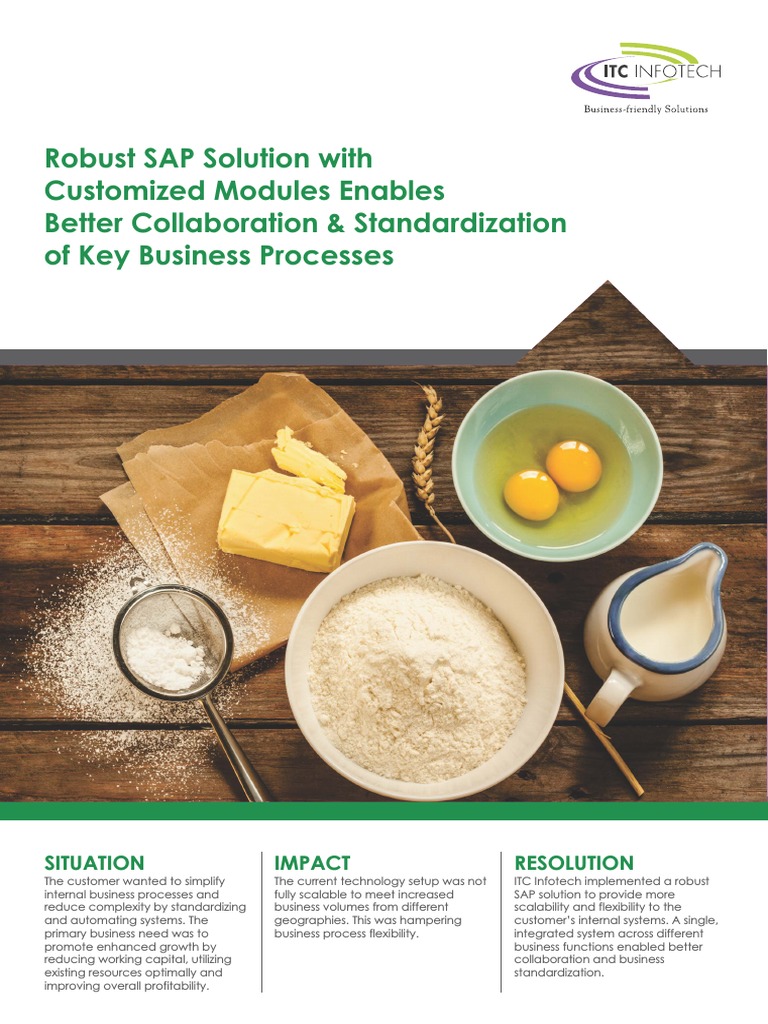 Robust SAP Solution With Customized Modules Enables Better ...