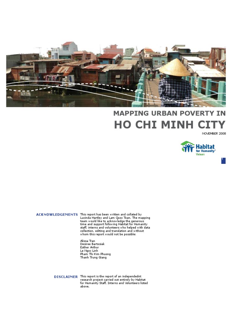 Mapping Urban Poverty in HCMC | PDF | Millennium Development Goals ...
