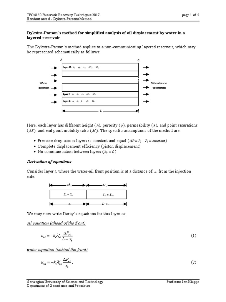 Reservior Fundamentals | PDF | Petroleum Reservoir | Continuum Mechanics