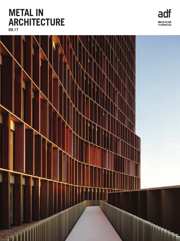 Architects Datafile ADF Metal I PDF | PDF | Specification (Technical Standard) | Economic Sectors