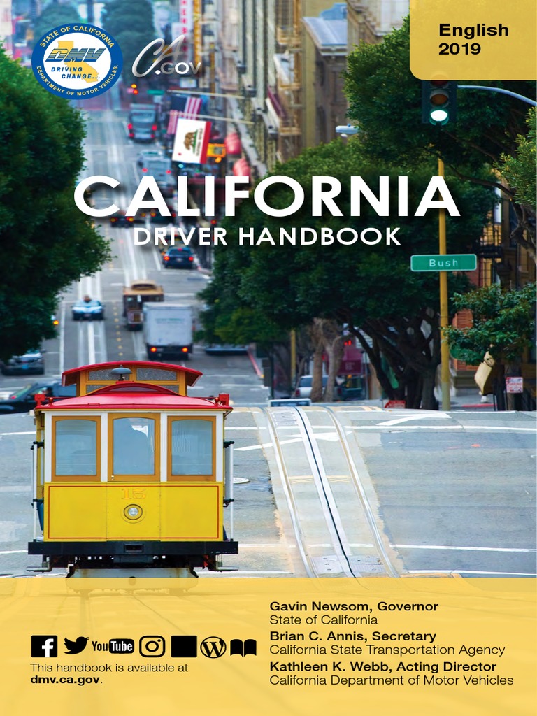 CA DriverHandbook | PDF | Department Of Motor Vehicles | Identity Document