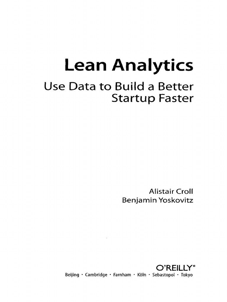 Lean Analytics PDF | Download Free PDF | Software As A Service ...