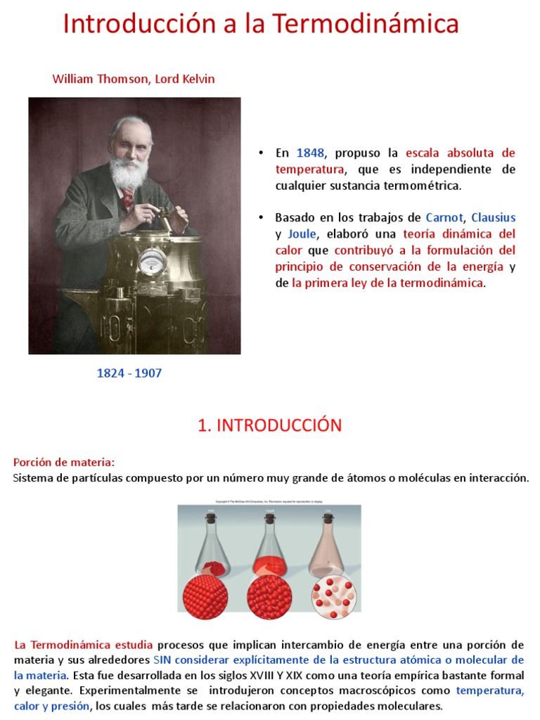 Introducción A La Termodinámica PDF | PDF | Calor | Termodinámica