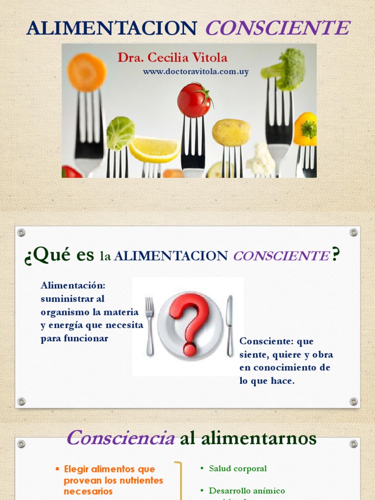 Alimentación Consciente: Guía Práctica | PDF | Alimentos | Nutrición