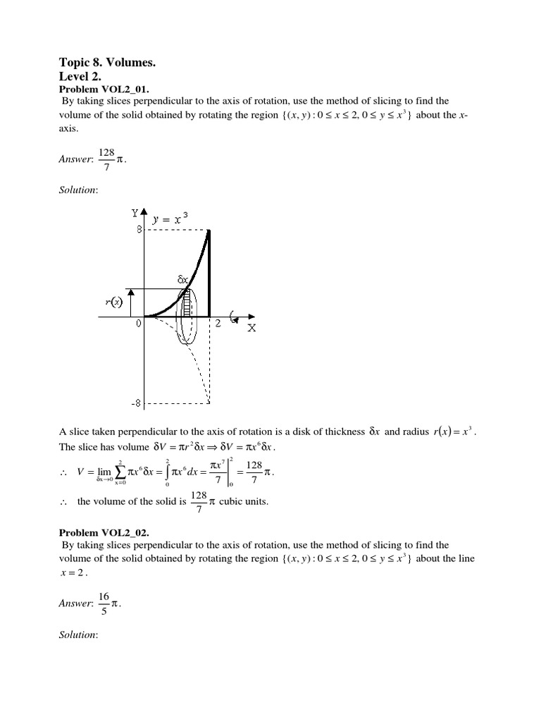 Volume Level 2 | PDF | Volume | Rotation