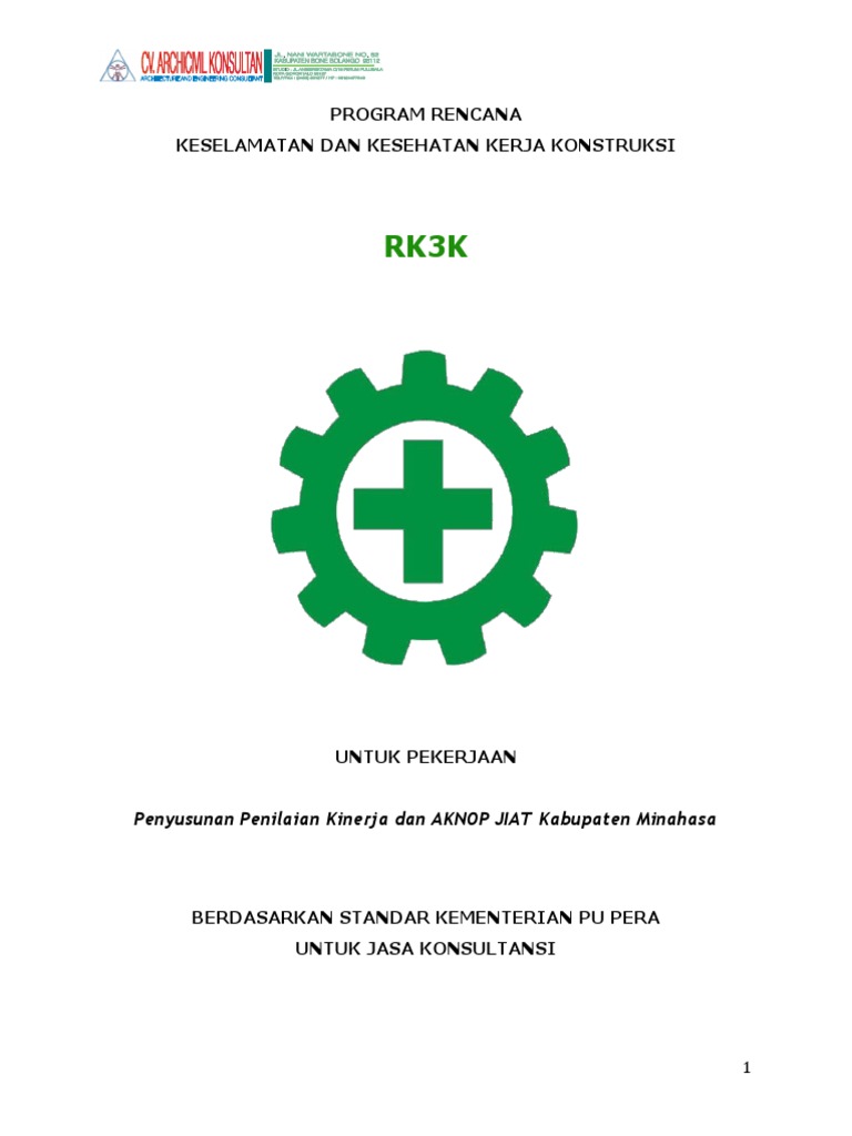Rencana Keselamatan K3 Konstruksi | PDF | Komputer