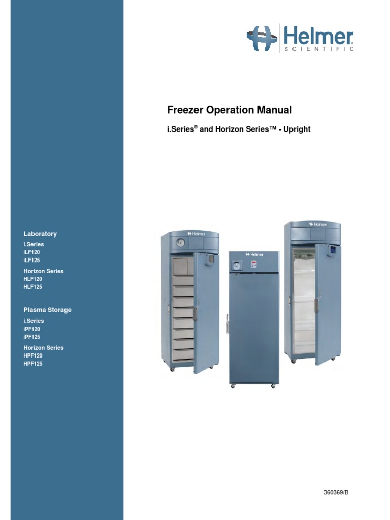 Manual Freezer Helmer | PDF