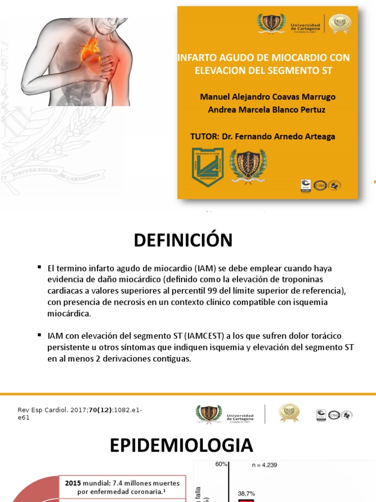 Iamcest | PDF | Infarto de miocardio | Angiología