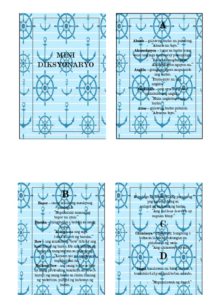 Marine Dictionary | PDF