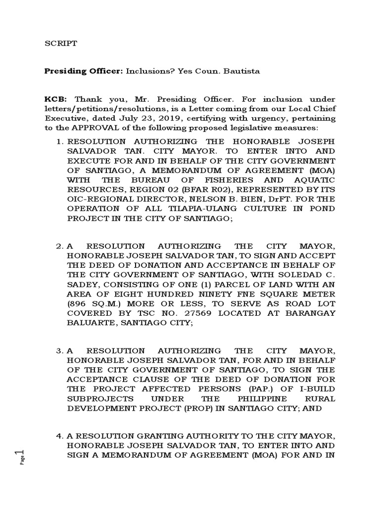 Script 2019 July 23 | PDF | Justice | Crime & Violence