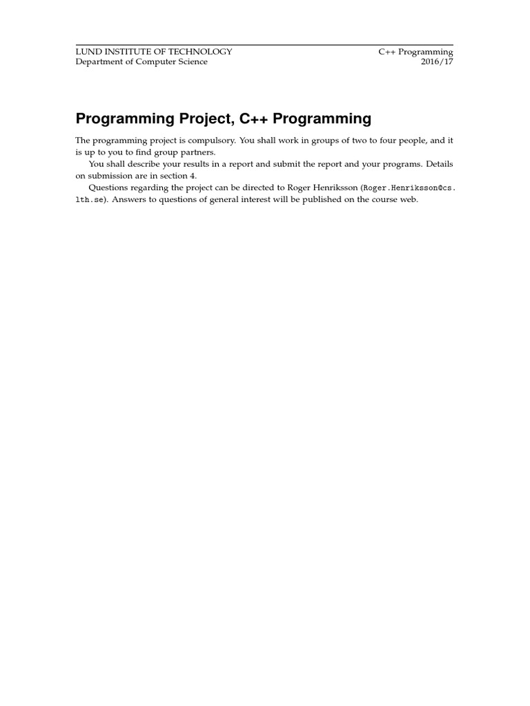 CPP Project | PDF | Network Socket | Software Engineering