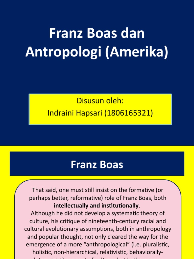 Franz Boas | PDF | Franz Boas | Anthropology