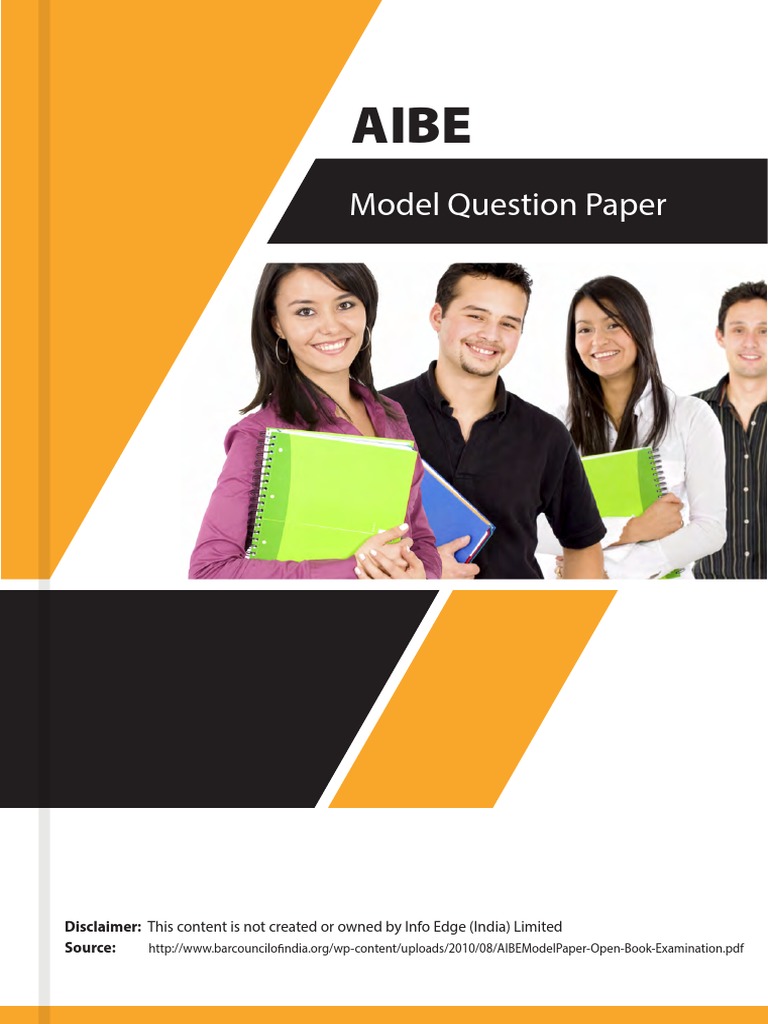 AIBE Sample Paper | PDF | Arbitration | Lawsuit