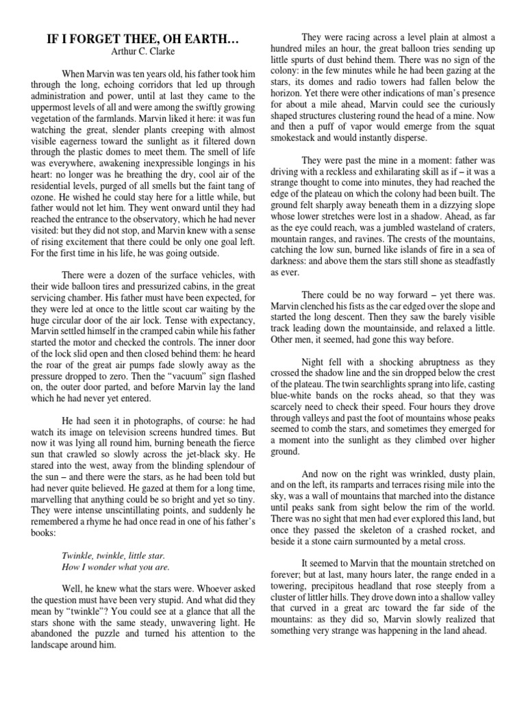 If I Forget Thee, Oh Earth... | PDF | Sky | Sea