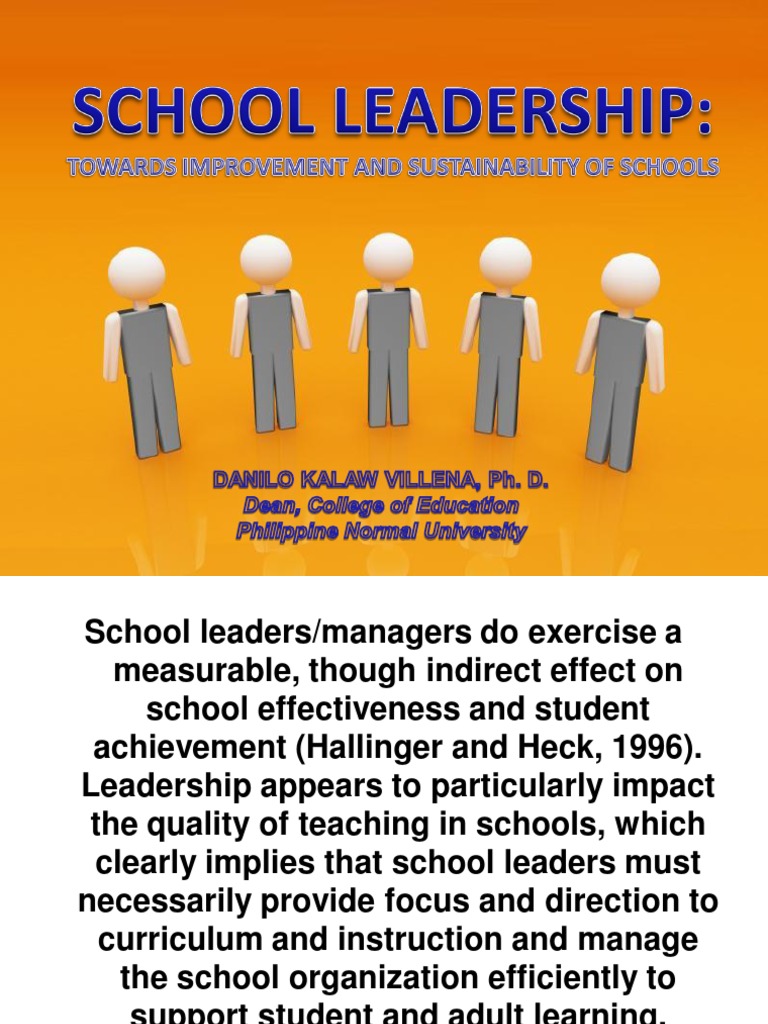 2 - School Leadership PDF | PDF | Leadership | Schools
