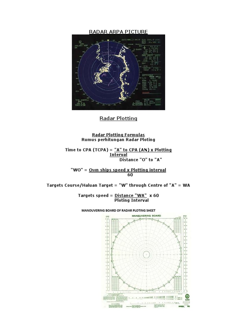 Radar Arpa Picture | PDF