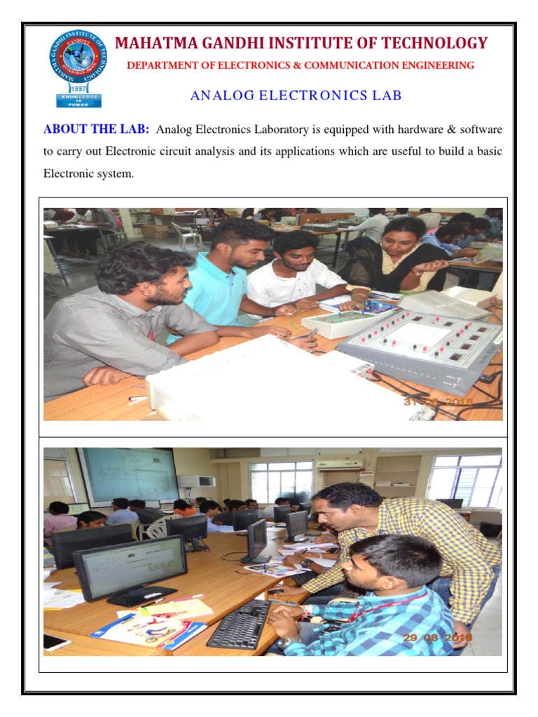 3 Analog Electronics Lab PDF | PDF | Electronic Oscillator | Amplifier