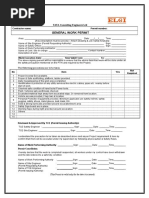 General Work Permit Format | PDF