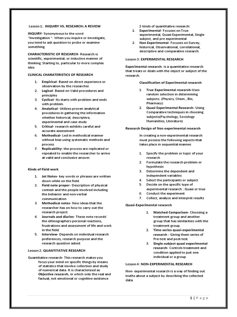 PR2 Grade 12 Quarter 2 Reviewer | PDF | Experiment | Dependent And ...