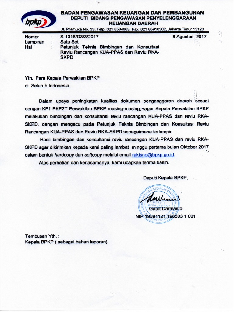 Juklak Reviu RKA | PDF