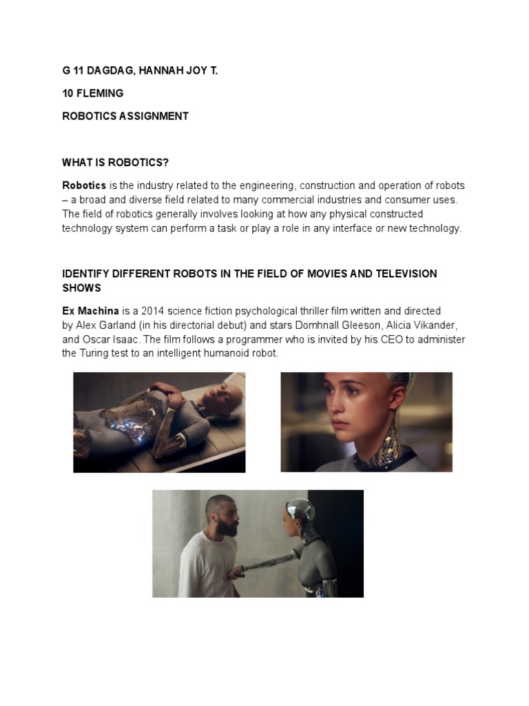 Science Fiction Psychological Thriller Film Alex Garland Domhnall ...