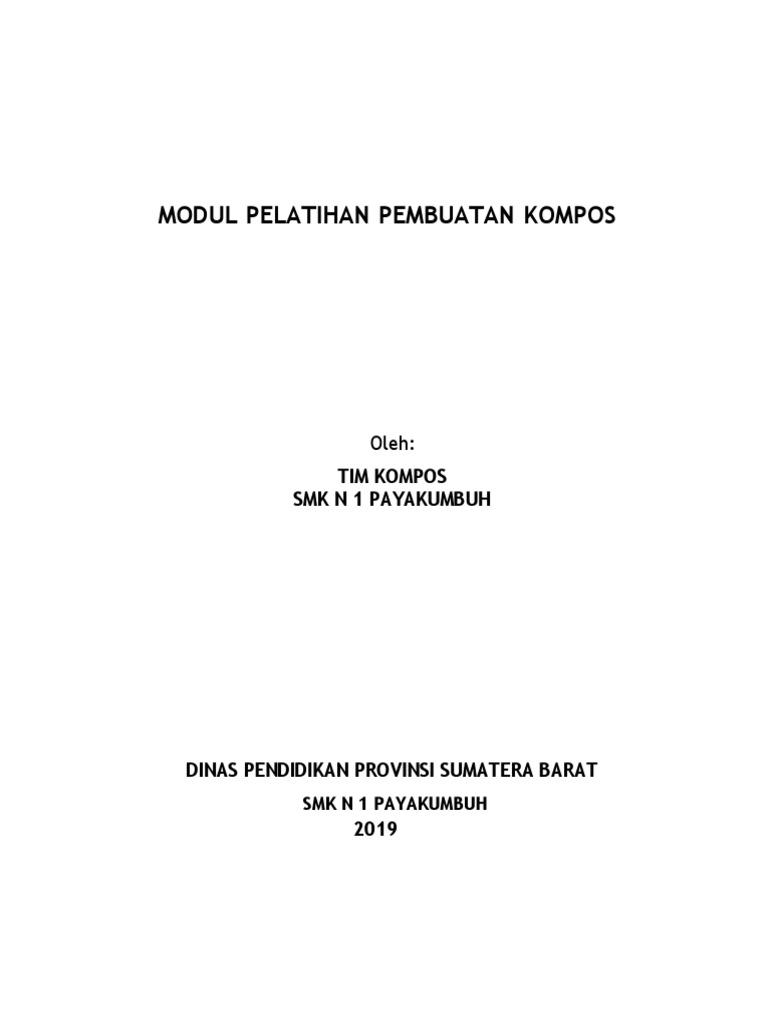 Modul Kompos | PDF