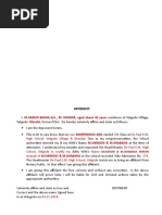 Dual Name Affidavit Format | PDF