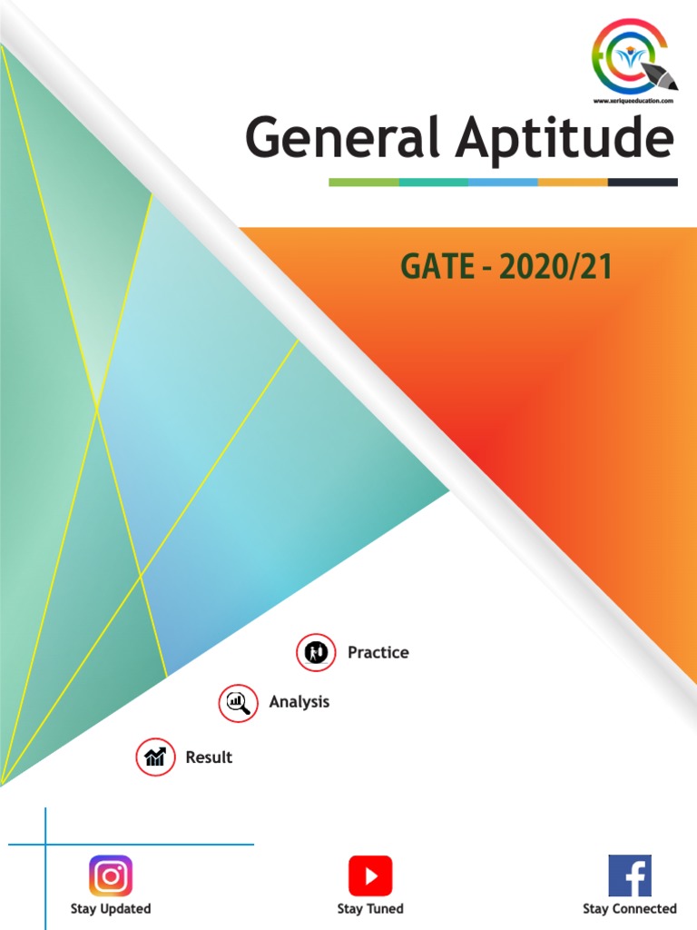 Gate Aptitude | PDF | Speed | Percentage