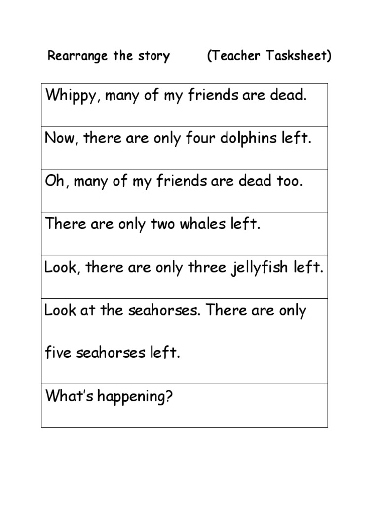 15.6 Rearrange Stories R | PDF