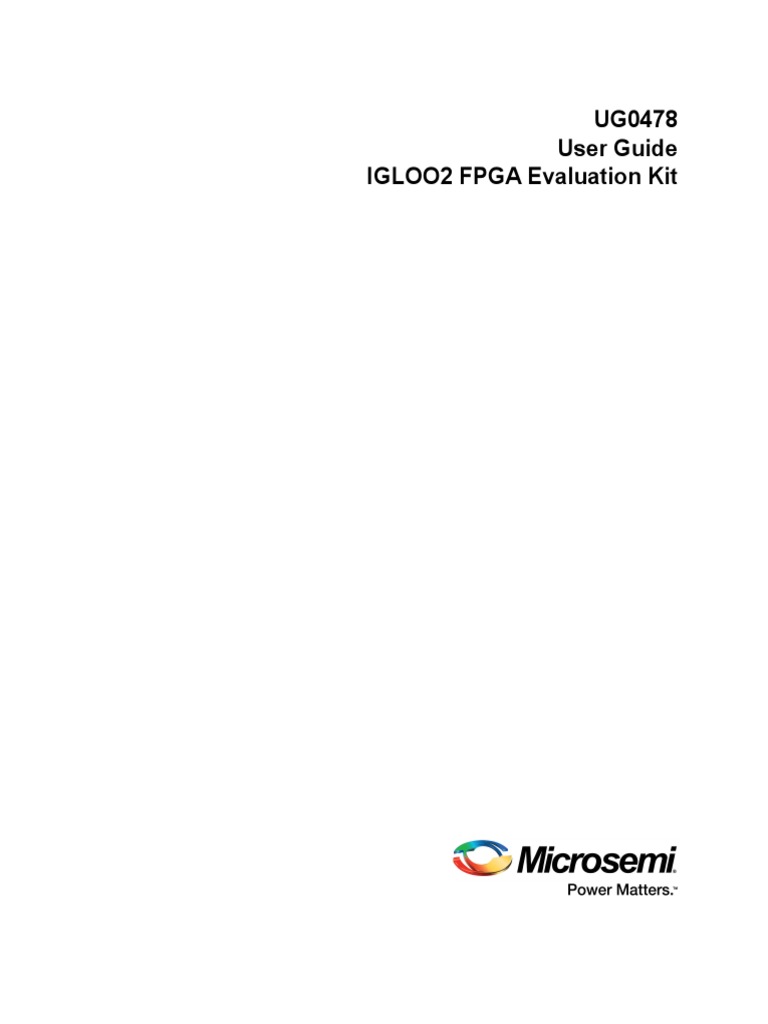 Microsemi IGLOO2 FPGA Evaluation Kit User Guide UG0478 | PDF | Electronic Design | Electrical ...