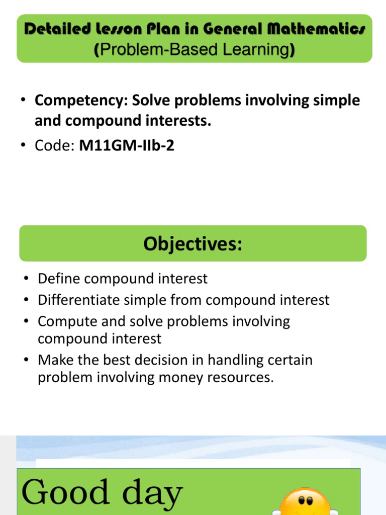 Compound vs. Simple Interest Lesson | PDF | Compound Interest | Interest