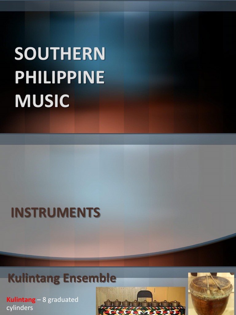 Southern Philippine Music | PDF | Language Arts & Discipline | Home ...