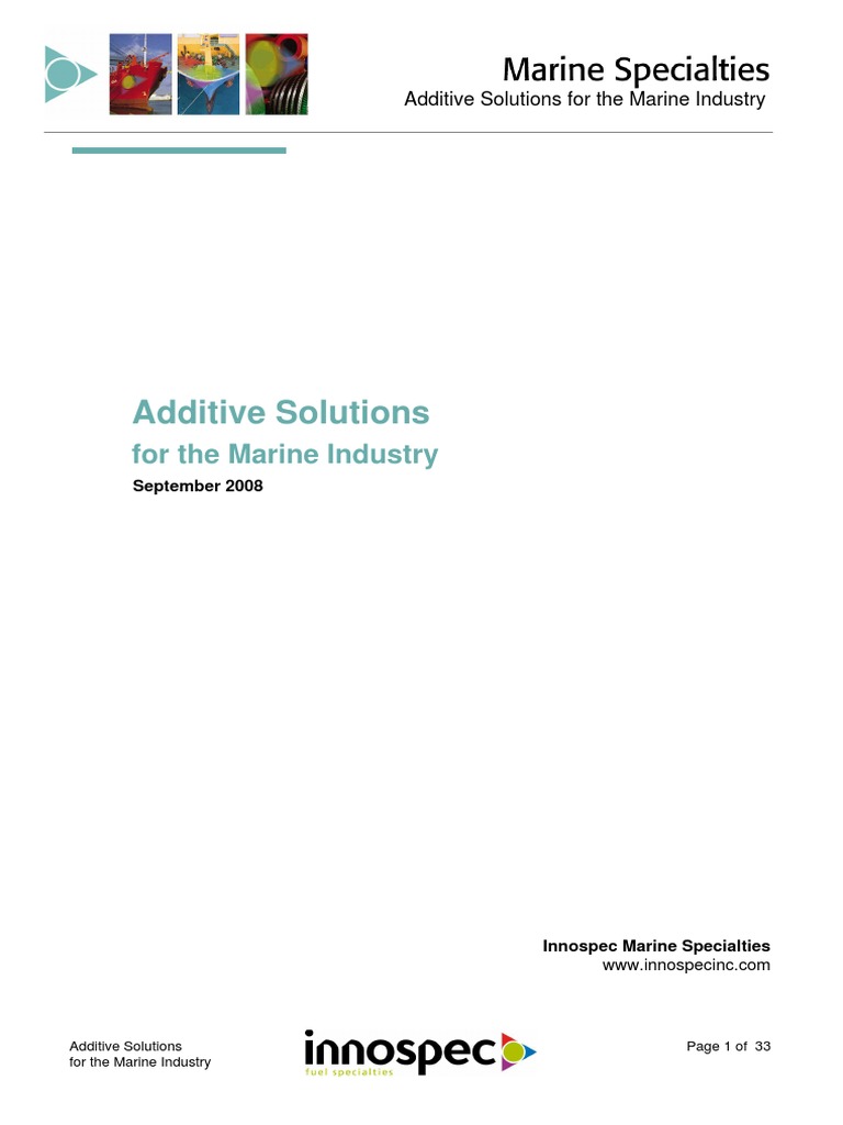 Additive Solutions For The Marine Industry Sept 2008 PDF | PDF ...