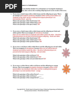 Genetics Packet Answer Key | PDF | Dominance (Genetics) | Genotype