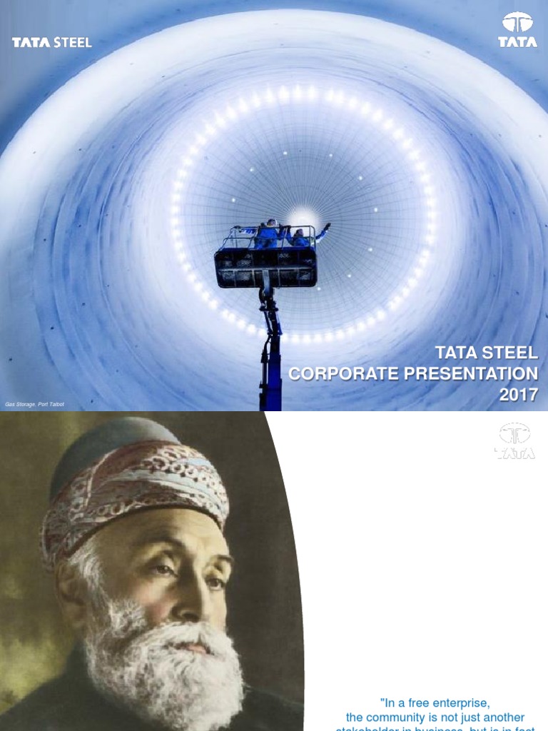 Tata Steel Corporate Presentation | PDF | Rolling (Metalworking ...