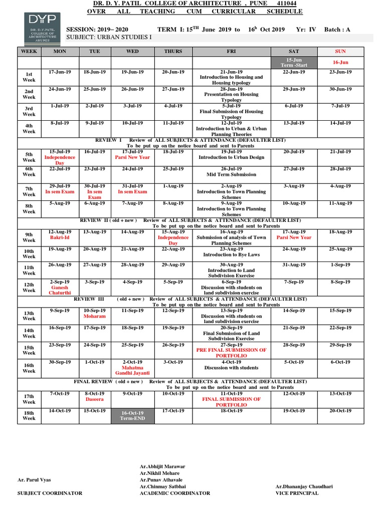 Lesson Plan 2019-20 - US | PDF