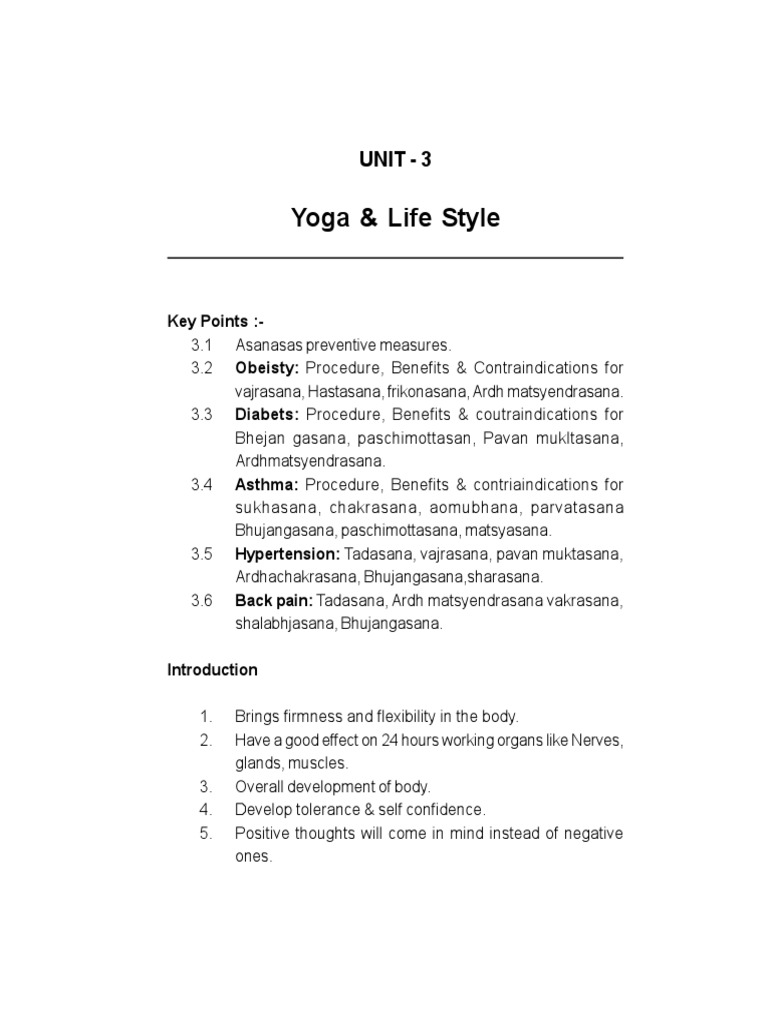 12 Physical Education Chapter 3 | PDF | Asana | Diabetes Mellitus