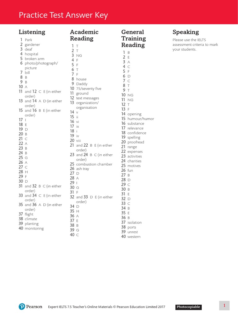 CB 7 5 End of Level Test Answer Key | PDF | International English ...